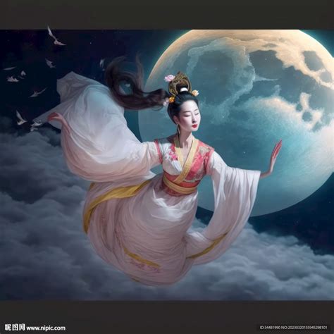 嫦娥奔月设计图 广告设计 广告设计 设计图库 昵图网