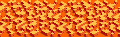 추상 아이소메트릭 현대 수평 픽셀 배경입니다 3d 기하학적 컴포지션 오렌지 옐로우 텍스처 공간 피규어 큐브 평행선 피페드 광고 포스터 표지 배너를 위한 크리에이티브 템플릿