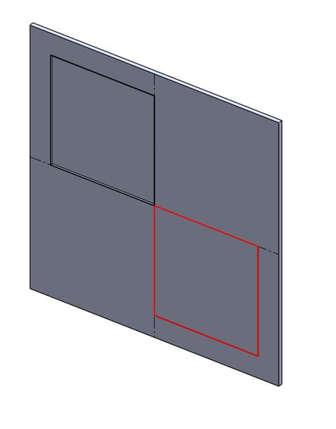 Cant Cut Checkerboard Pattern Rsolidworks