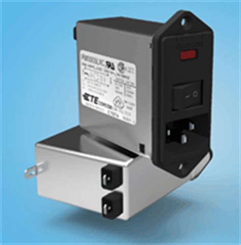 TE Connectivity Corcom P Series Power Entry Module Heilind