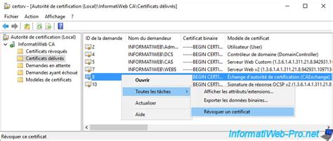 install and configure an ocsp responder to manage certificate