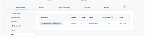 files tab issues · issue 1229 · codalab codabench · github
