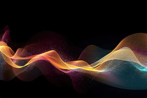Premium Photo Minimalistic Abstract Background With Dynamic Data Streams And Flowing Lines