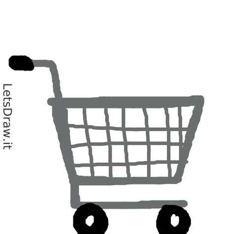 How To Draw Shopping Cart I5jioi9aw Png Letsdrawit