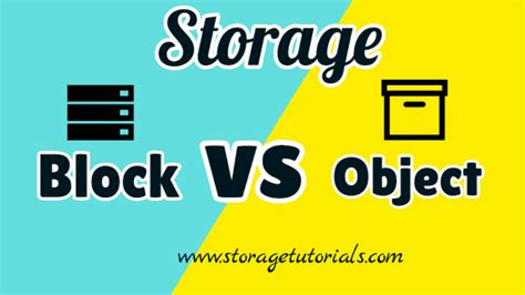 Difference Between Block Storage And Object Storage