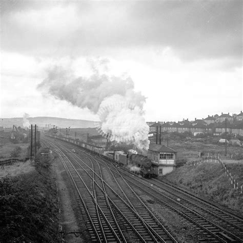 The Transport Library British Railways Steam Locomotive Class Stanier 8f 2 8 0 48772 At Tapton