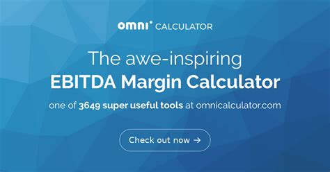 Ebitda Margin Calculator