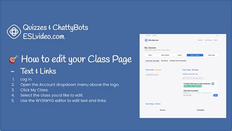 Class Page Title Slide