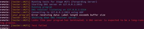 Gt1 Error Receiving Data Label Length Exceeds Buffer Size Challenges Codecrafters