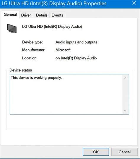 No Sound Via Display Port Windows 10 Forums