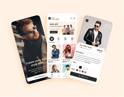 Fashion Ecommerce Mobile App Ui Design Behance