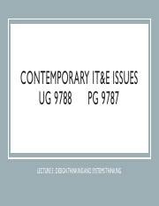 Lecture 5 Design And Systems Thinking Pdf CONTEMPORARY IT E ISSUES UG 9788 PG 9787 LECTURE 5