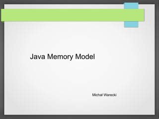 Java Memory Model PPT