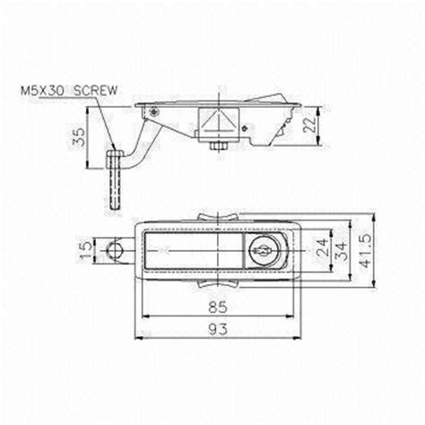 Buy Wholesale China Compression Core Removable Latch Toolbox Lock Cabinet Lock Trigger Latch