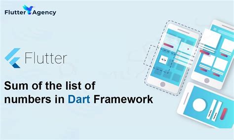The Sum Of The List Of Numbers In Dart Framework Flutter Agency