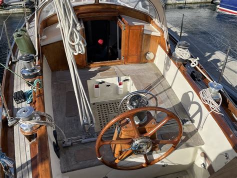 Kim Holman Cruiser Racer Sloop Classic Wooden Yacht For Sale