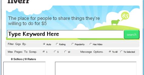 Get Fiverr Mass Messaging Bot Source Code Free 2016
