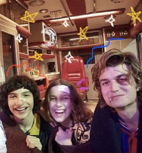 Steve El And Mike Stranger Things Funny Cast Stranger Things