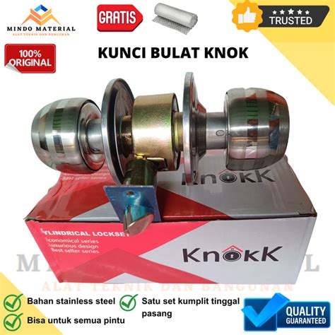 Jual Kunci Pintu Kamar Mandi WC Toilet Bulat KNOK Kab Bekasi Mindo Material Tokopedia