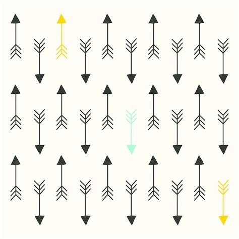 Premium Vector Seamless Arrow Background
