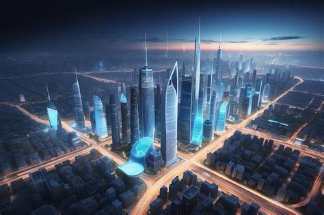 Premium Ai Image Tech Vistas A Glimpse Into The Future With 3d