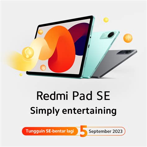 Jual Official Xiaomi Redmi Pad Se Gb Gb Snapdragon Layar Fhd Mah Graphite