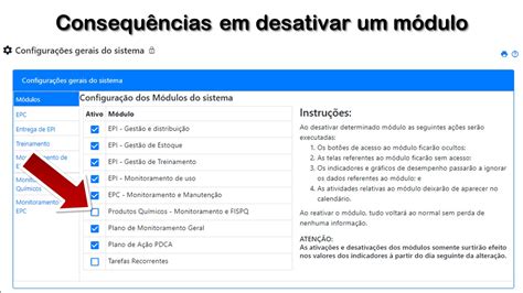 CM Center Tutorial Configuração dos módulos