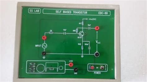 Design A Self Bias Circuit Using Bjt For Laboratory Model Name Number Edc 69 At ₹ 3000 Piece