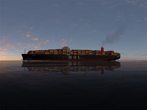 Mol Container Ship Quest 3d Model Cgtrader