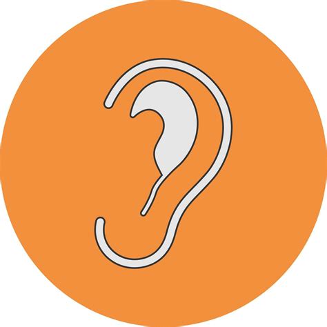 Ear Vector Icon 32740114 Vector Art At Vecteezy