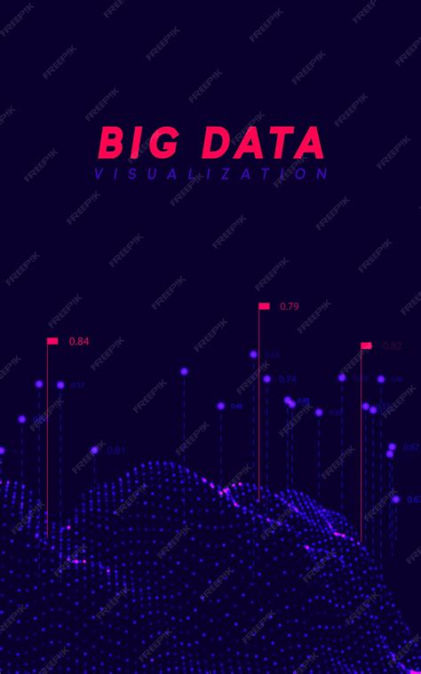 Premium Vector Big Data Visualization Information Wave Technology
