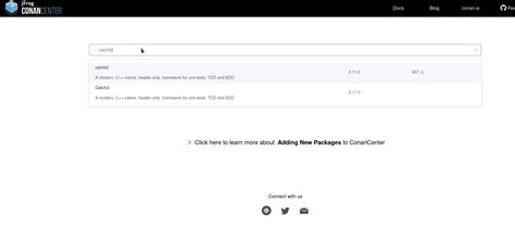 Center Conan Io Package Search Shows Mixed Versions Issue Conan Io Conan Center Index