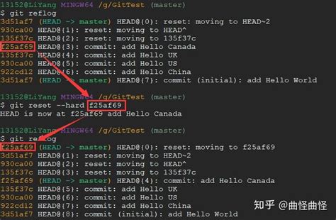 git系列——git历史版本查看 log 和前进后退 reset 知乎