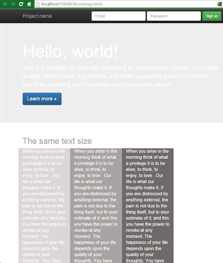 The Aspnet Mvc Club Bootstrap Tutorial Lesson 1 Grids And