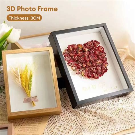3d Frame 3cm Depth Hollow Frame Diy Hancraft Decoration Dried Flower