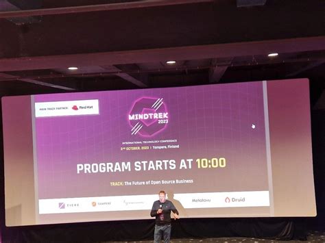 Juuso Heinisuo On Linkedin Mindtrek 2023 Open Source And Public Sector Philippe Bareille Keynote