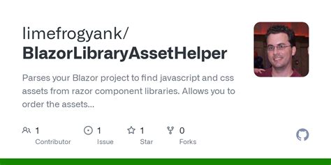 Github Limefrogyankblazorlibraryassethelper Parses Your Blazor Project To Find Javascript