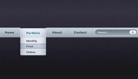 45 Great Free Navigation Menu Psds Tripwire Magazine