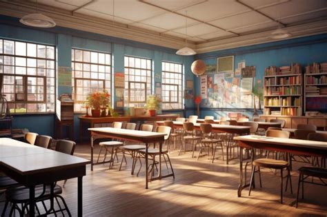 Premium Ai Image Class Room