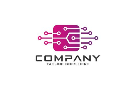 Technology Logo Design Graphic By Sahenur89 Creative Fabrica