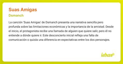 Significado De La Canción Suas Amigas Dsmanch Letrascom