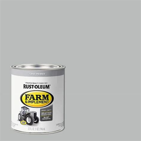 Rust Oleum 1 Qt Farm And Implement Gray Primer 2 Pack 280106 The Home Depot
