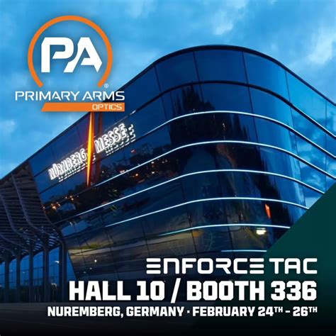 Primary Arms Optics To Exhibit At Enforce Tac 2025 Primary Arms Optics