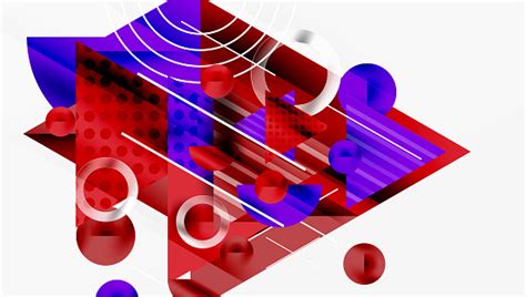 세련된 추상적 배경 생생한 그라디언트 톤의 계층화된 삼각형 반투명 모양은 깊이와 현대적인 미학을 더합니다 0명에 대한 스톡 벡터 아트 및 기타 이미지 Istock