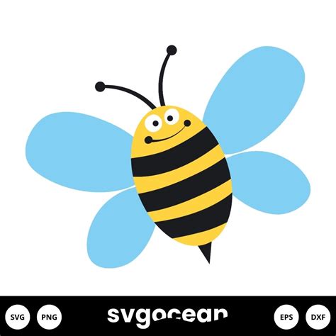 Bees Svg Vector For Instant Download Svg Ocean — Svgocean