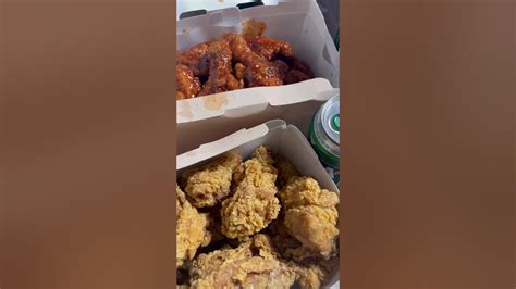 말복 야식 Bhc 후라이드🍗vs 양념치킨 치킨먹방 치맥 복날 Youtube