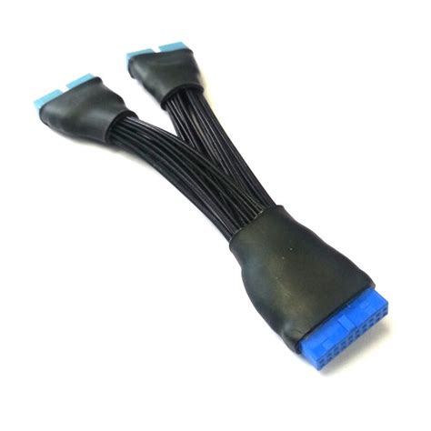 Alınık 20 Pin Usb 3 0 Y Çoklayıcı Kablo 20 Pin Usb 3 0 Internal Header Y Splitter Cable
