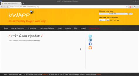 Xcyy4rle Bwapp Php Code Injection