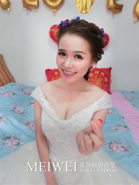 新娘造型真实案例分享 来自美薇造型客照案例 婚礼精选