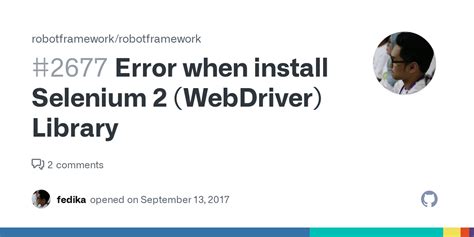 Error When Install Selenium 2 Webdriver Library · Issue 2677